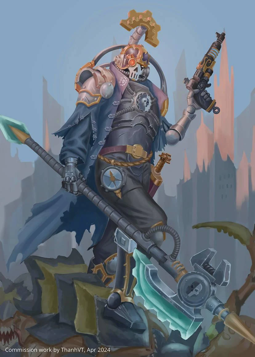 Morpheus - Marshall General of the Adeptus, Art by Me. | Scrolller