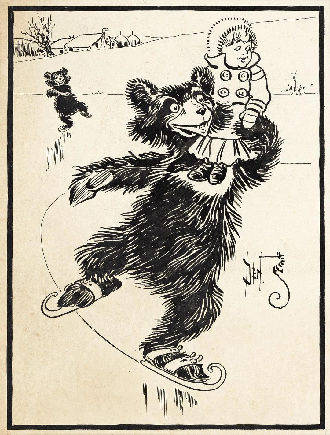 Two for Denslow's Three Bears illustration by William Wallace Denslow ...