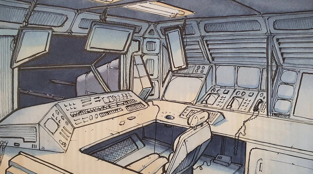 Spaceship cockpit (oc) | Scrolller