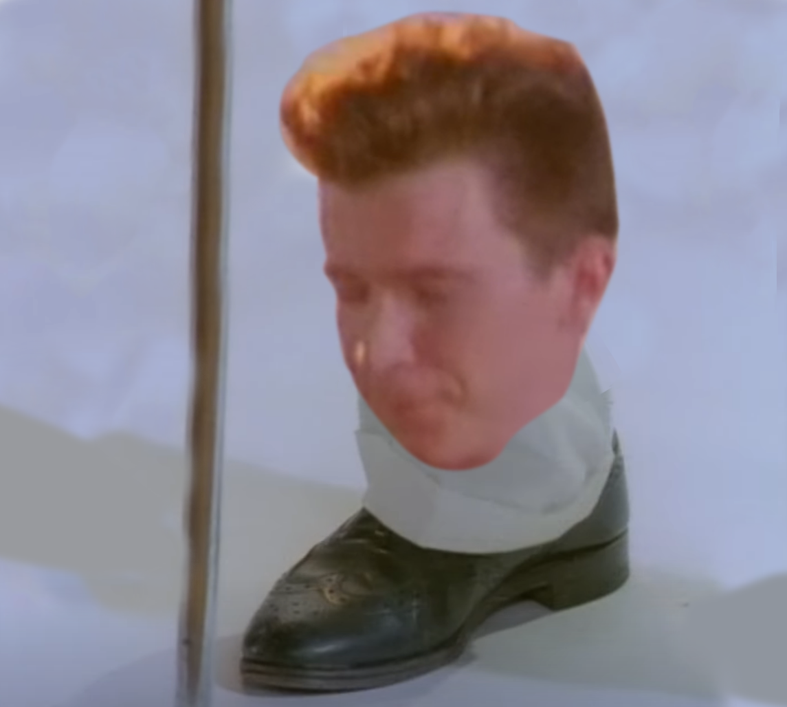 Blursed_Rick Astley | Scrolller