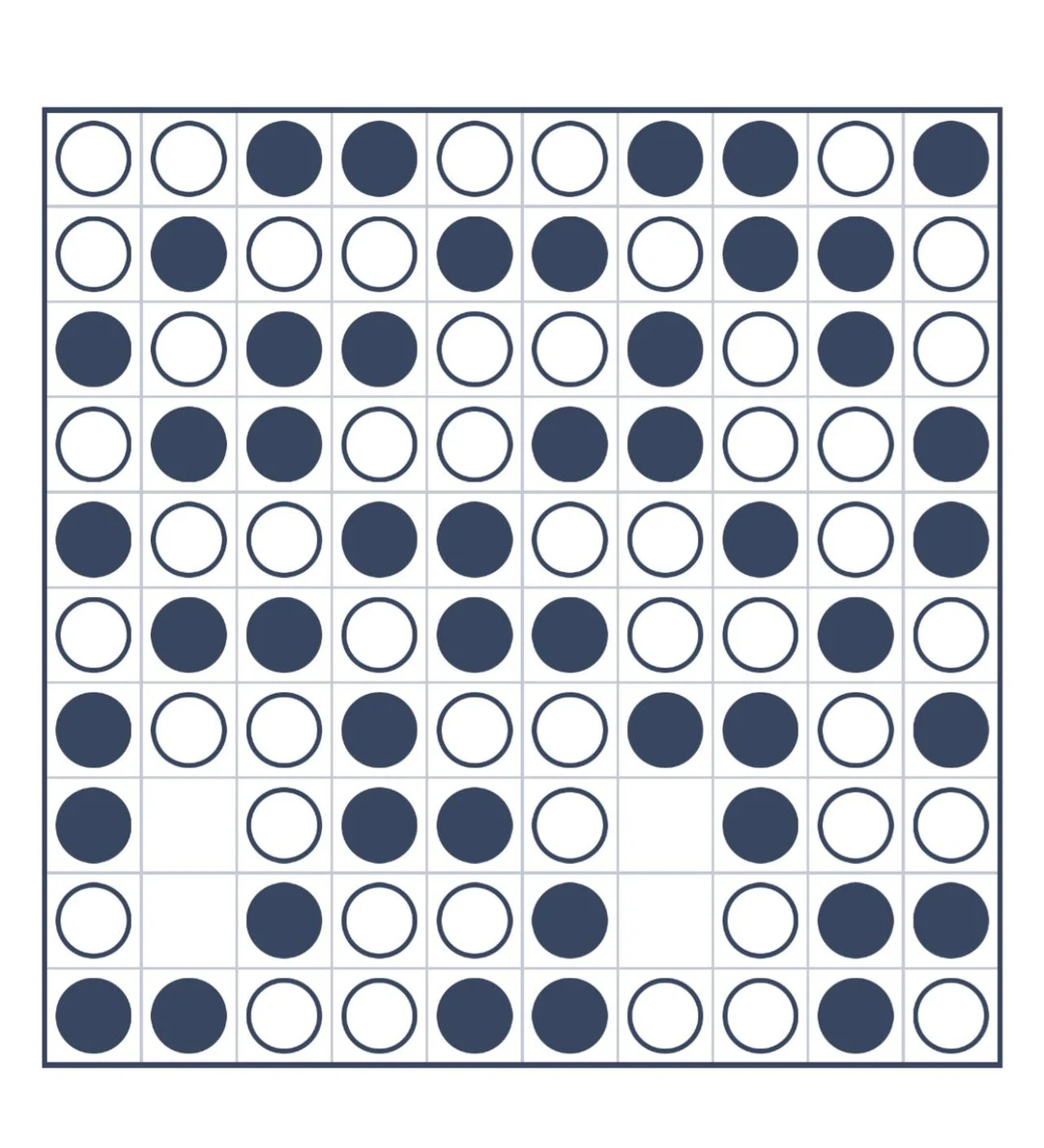 Am I crazy or is there no way to figure this out without guessing? Binary dots app | Scrolller