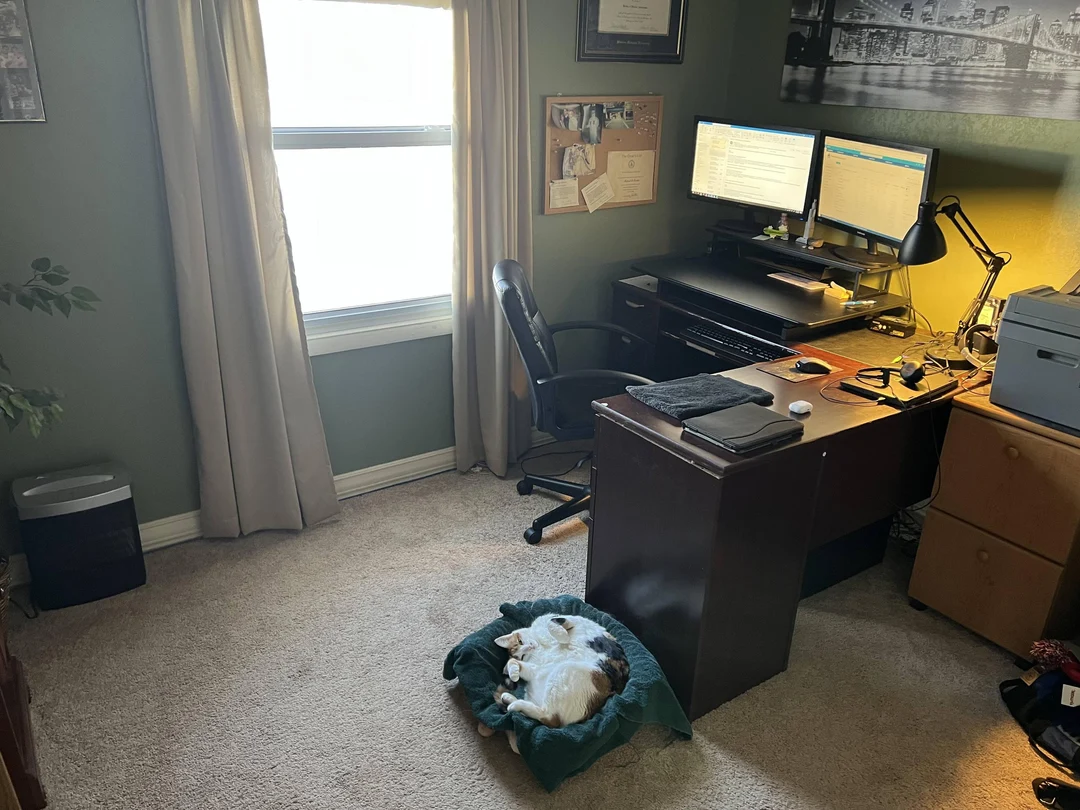 My cozy workspace | Scrolller