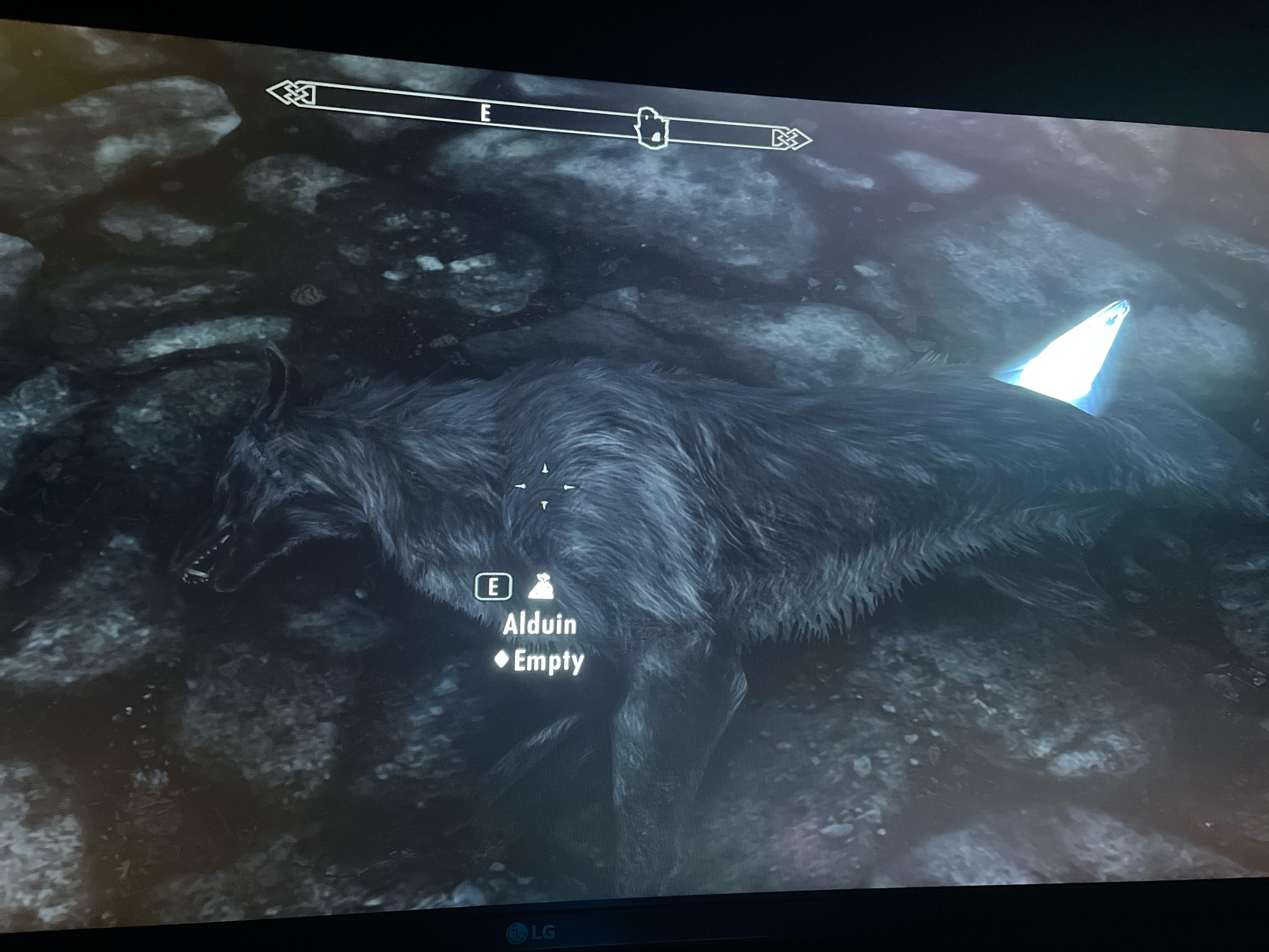 Wolf named Alduin? | Scrolller