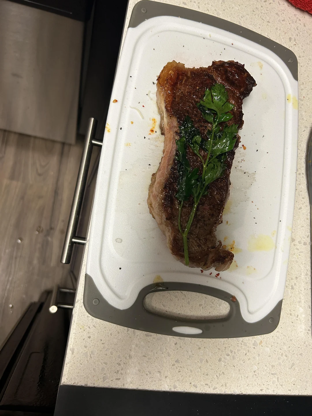 My first making NY Strip Steak | Scrolller