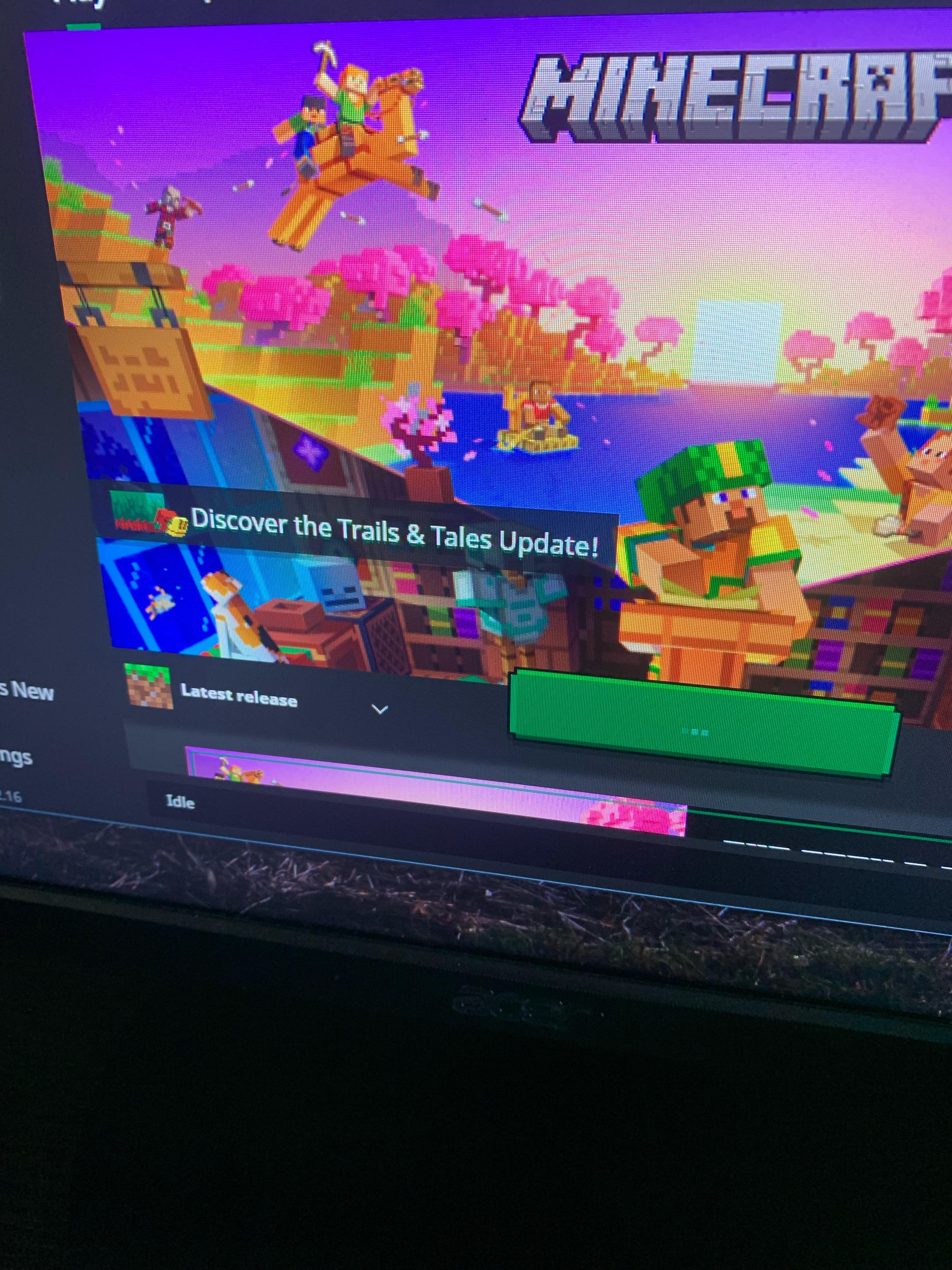 Minecraft Windows edition stuck on “Idle” | Scrolller