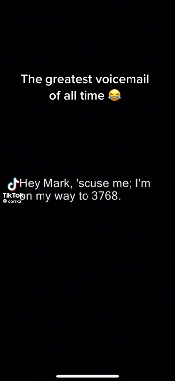 The best voicemail ever | Scrolller