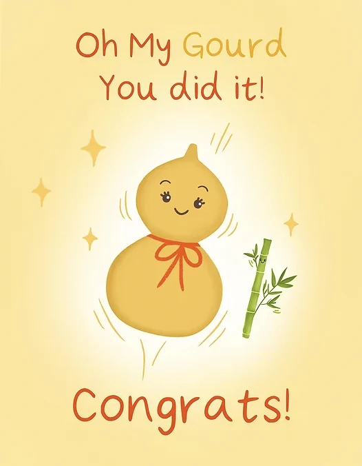 Oh My Gourd! Congrats, Me, Digital, 2022 | Scrolller