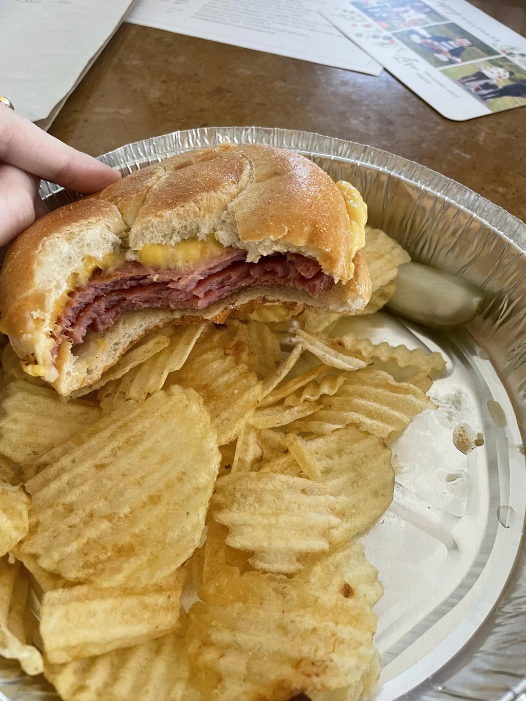 Taylor ham and cheese on a roll | Scrolller