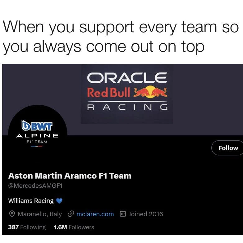 The ultimate F1 fan | Scrolller