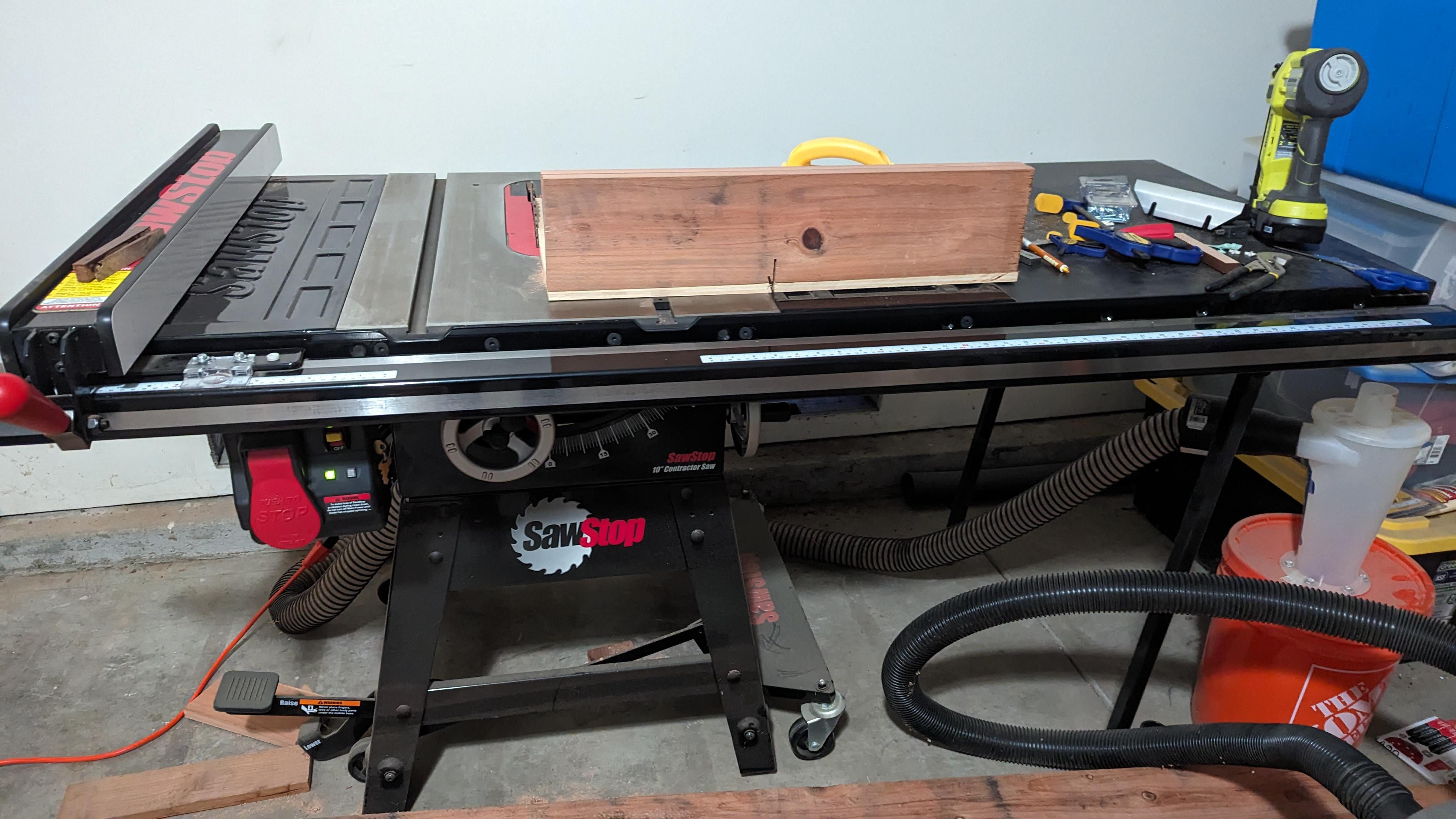 Downsizing Tablesaw footprint | Scrolller