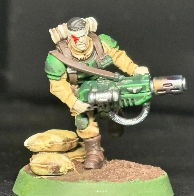 Cadian Shock Trooper Speedpainting practice (2.5 hours) | Scrolller