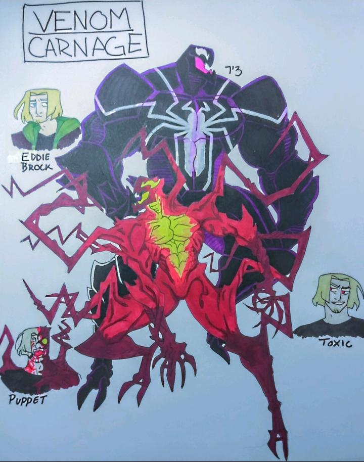 Eddie Brock as Venom/Carnage by Oni18064 | Scrolller