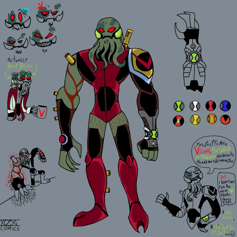 Vilgax, The Saviour AU design. More Designs on progress... | Scrolller