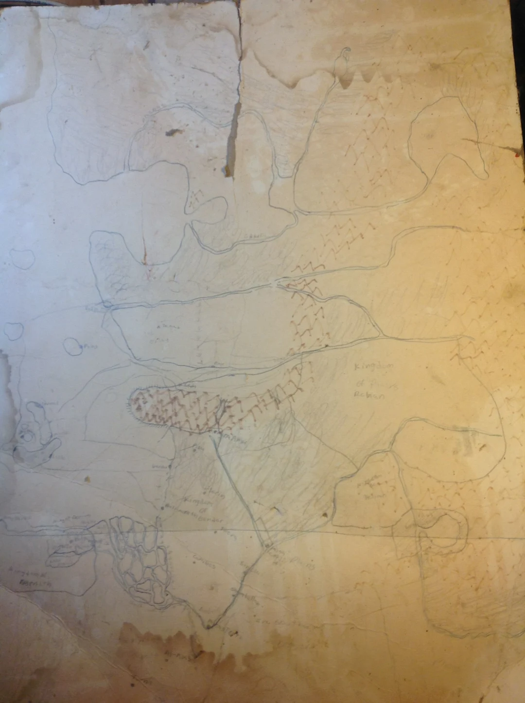 A DnD Campaign World Map from 1978 | Scrolller