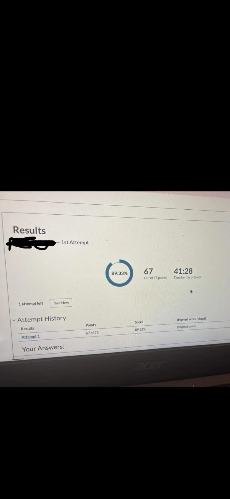 My senior exam grade | Scrolller