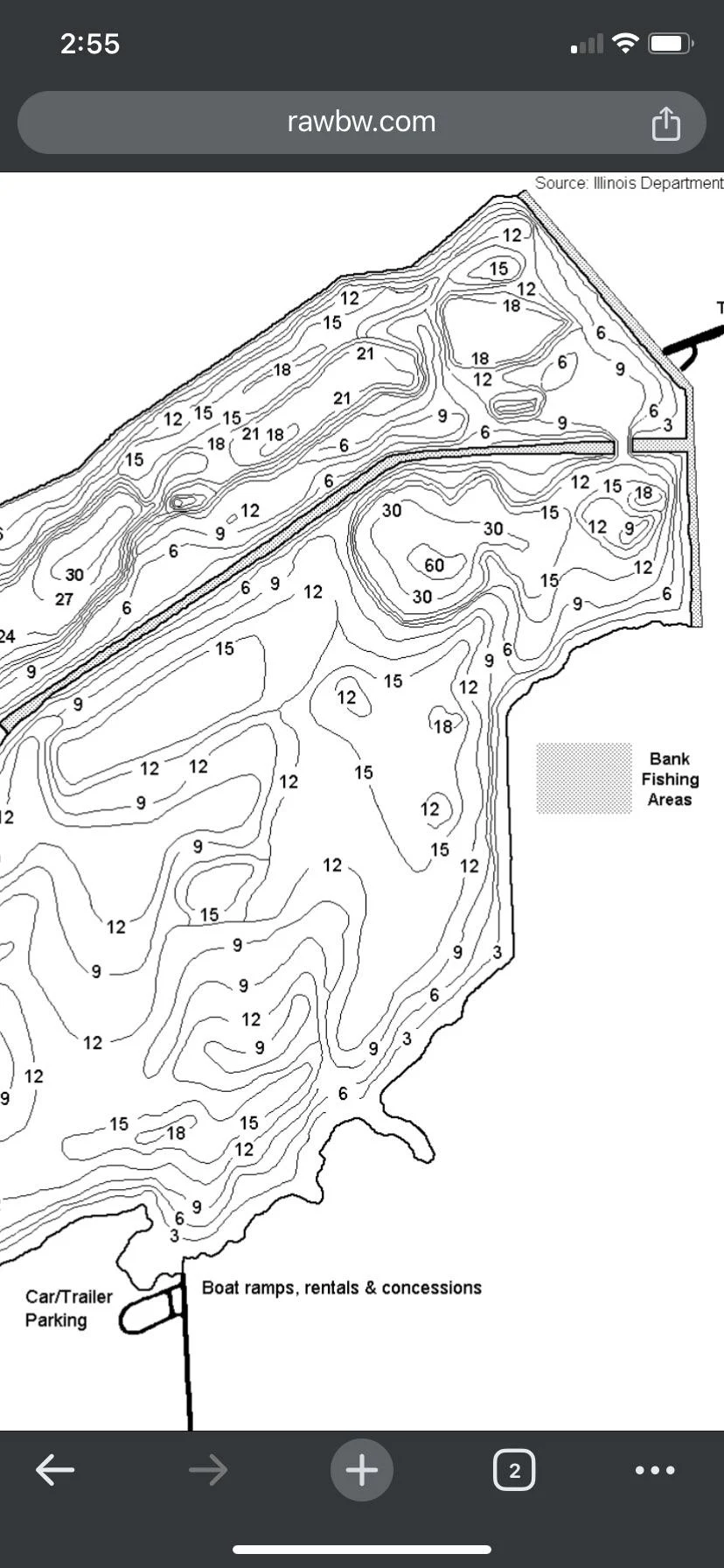 Need help reading depth map for walleye | Scrolller