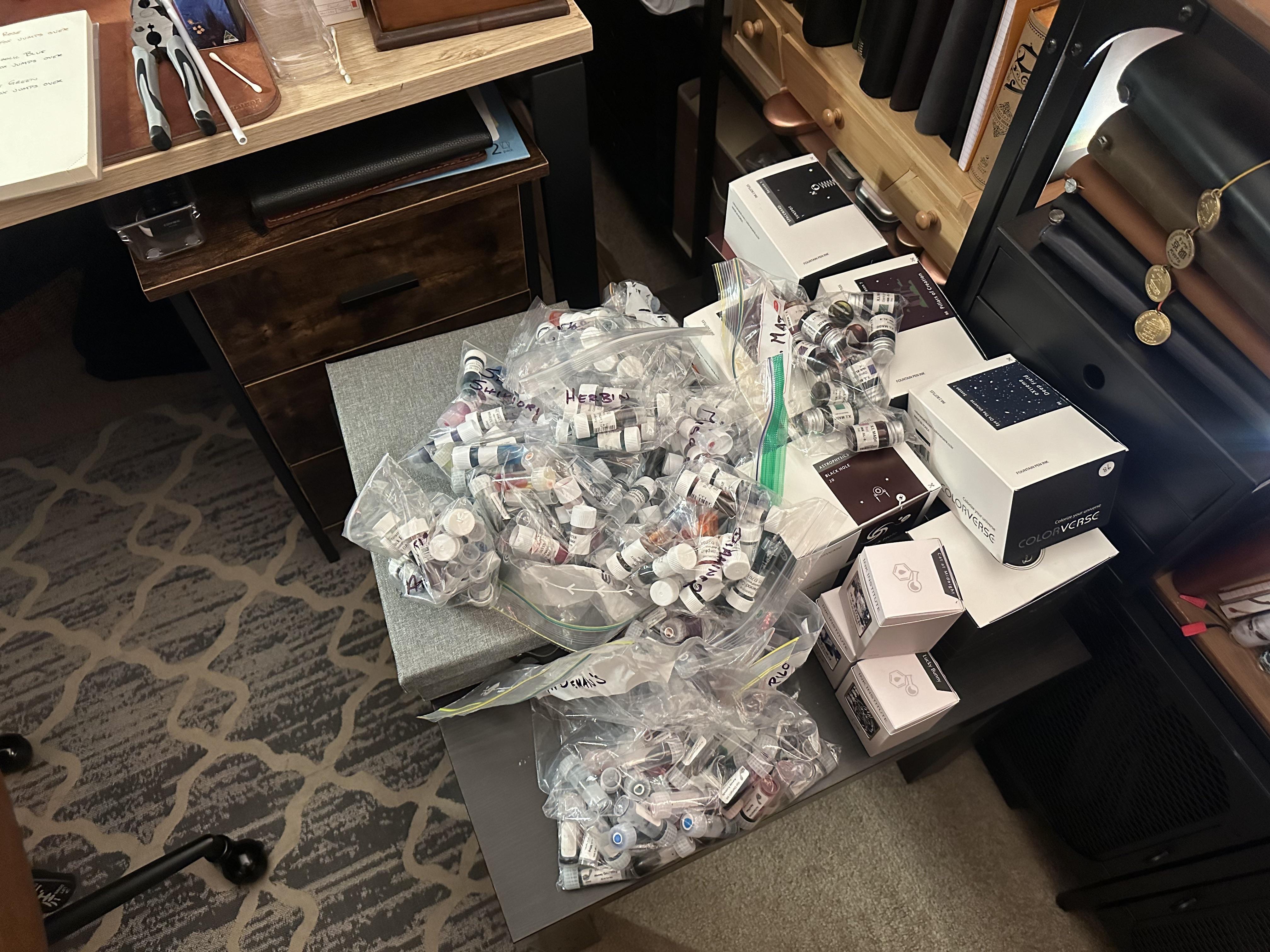 This is what swatching 686 inks looks like… | Scrolller