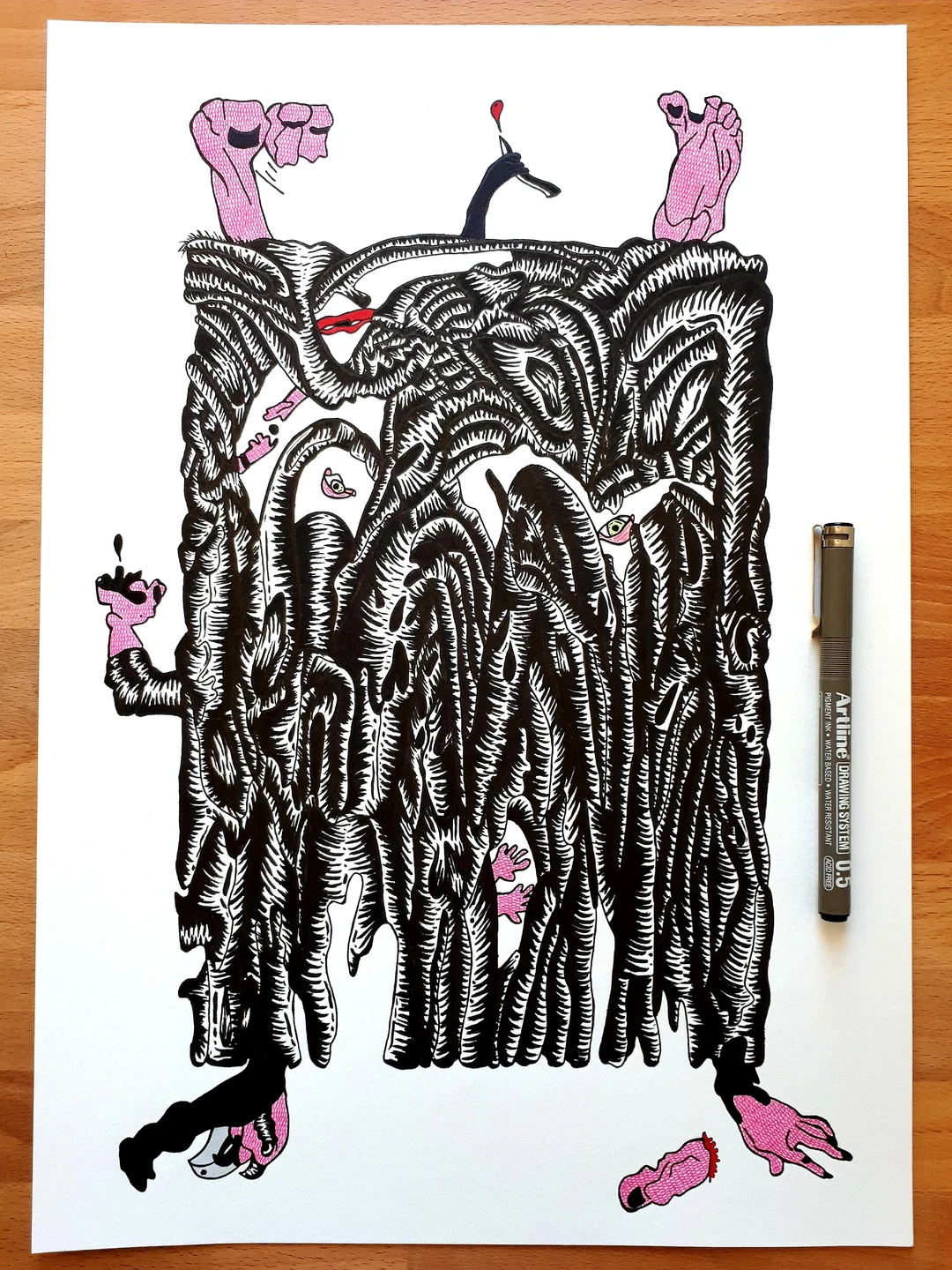 BLOCK 1, Me, Drawing, 2023 | Scrolller