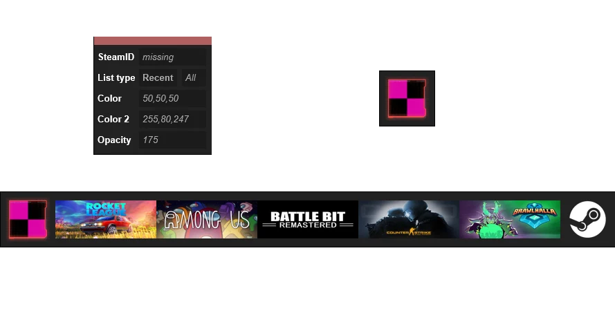 Steam Recent/All game launcher | Scrolller