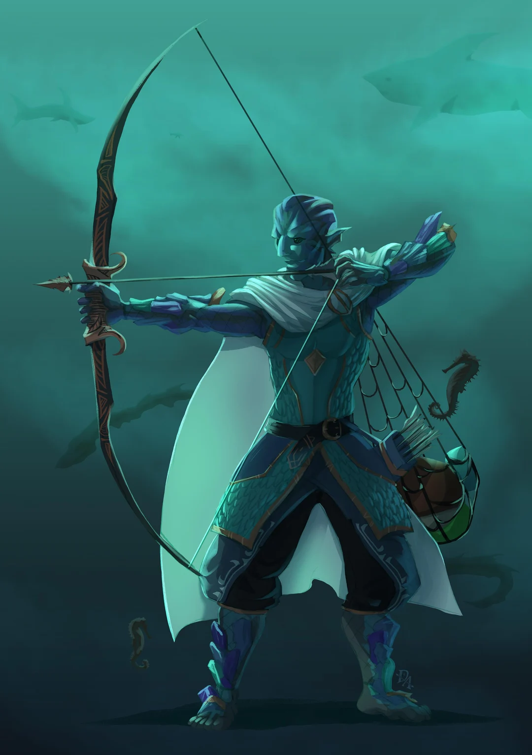 [OC] Death from Below - Triton Ranger Anvilwright | Scrolller