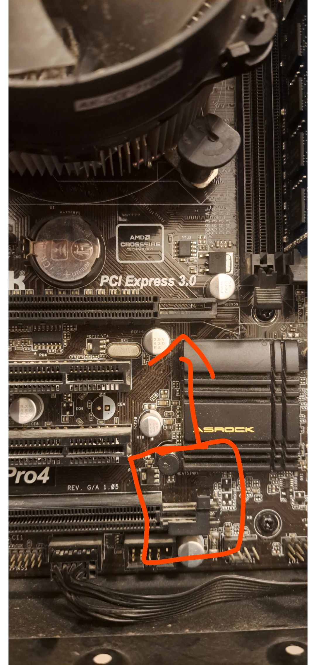 Possible to install GPU in this slot? | Scrolller