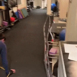 Stephanie's jiggling butt during a workout | Scrolller