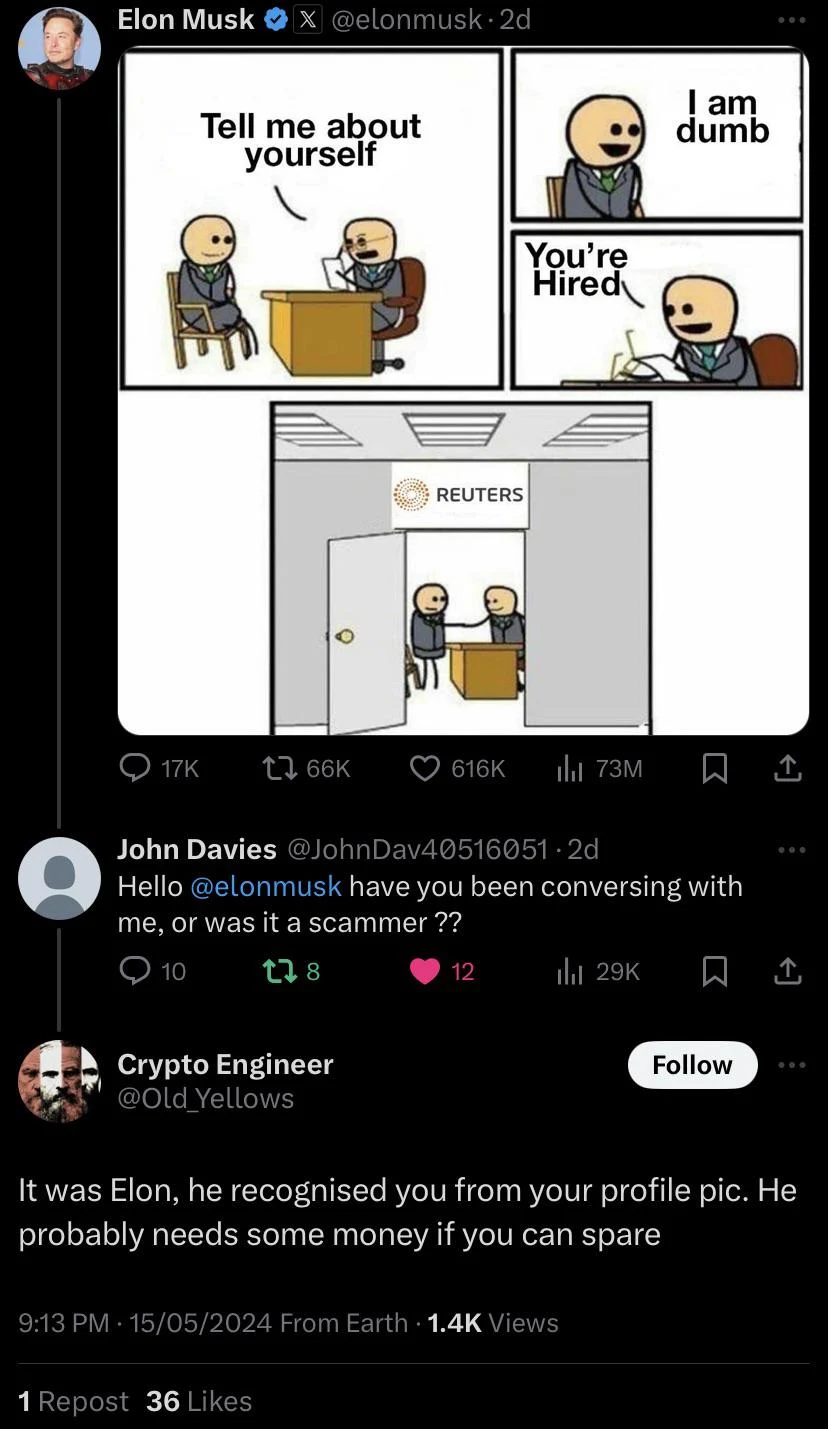 it was clearly elon,, duh | Scrolller