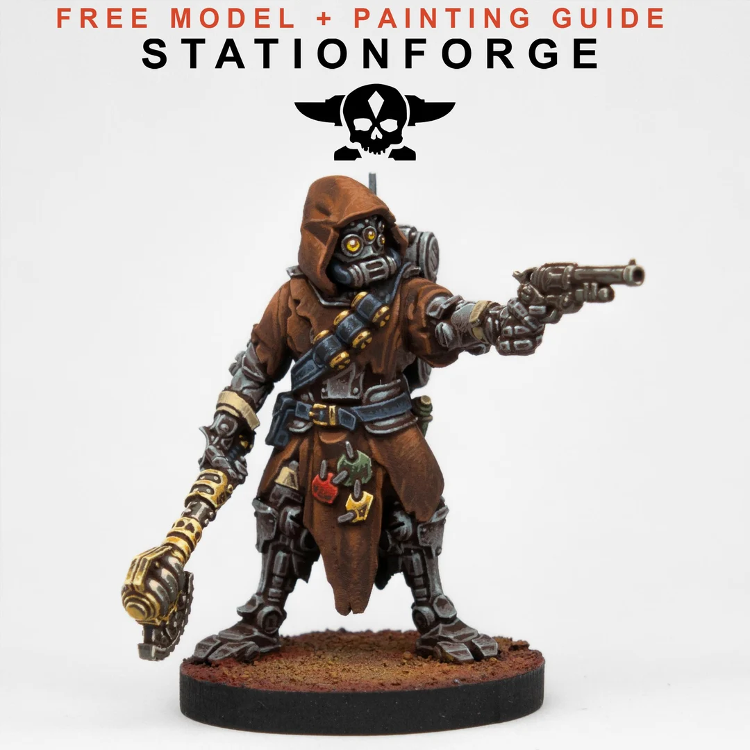 Scavenger Ranger Painting Guide + Model | Scrolller