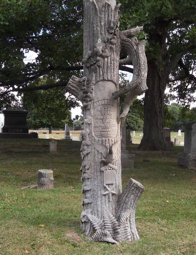 Descendants grave. Always thought the headstone was super interesting | Scrolller