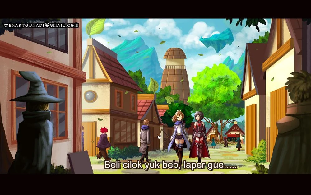 village landscape artwork for my client :) | Scrolller