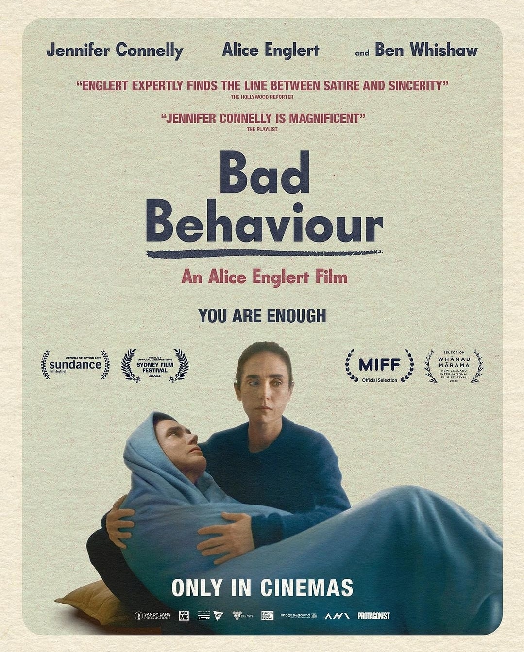 Official poster for "Bad Behaviour" is here featuring Jen as "Lucy"!! | Scrolller