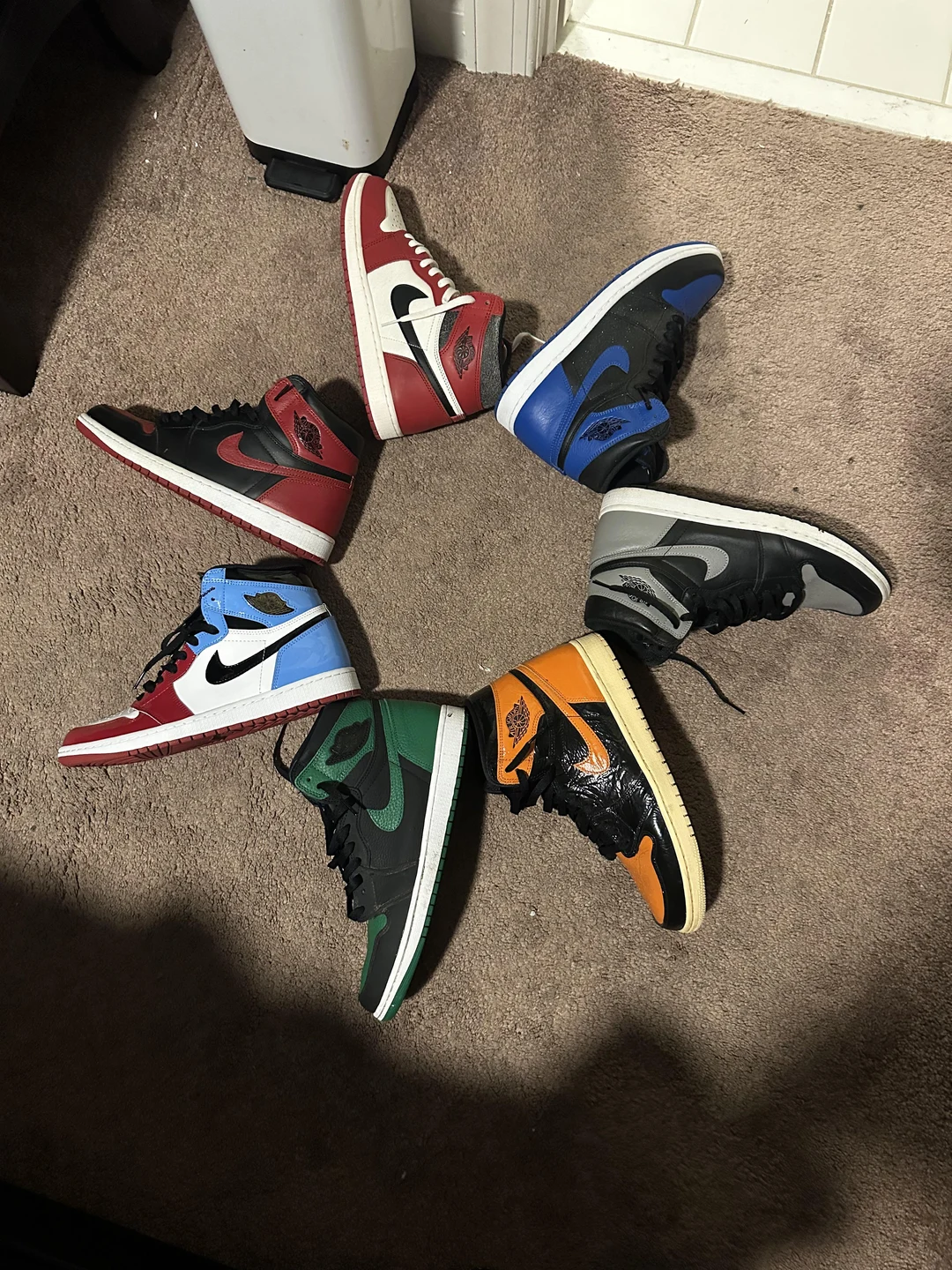 My Air Jordan 1s collection. The Air Jordan 1 is my favorite shoe | Scrolller