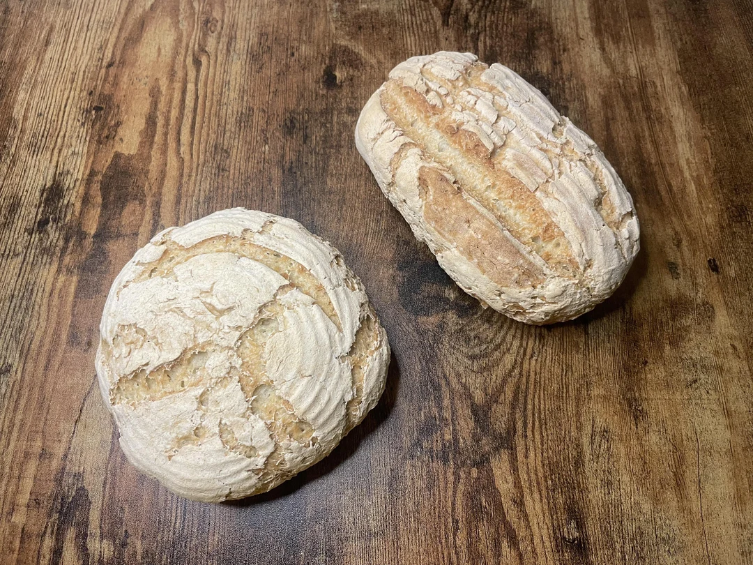 My two gluten free loaves! First time using my proofing baskets | Scrolller