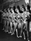 Chorus girls from the show "Blackbirds" at the Colliseum theater in London, 1934 | Scrolller