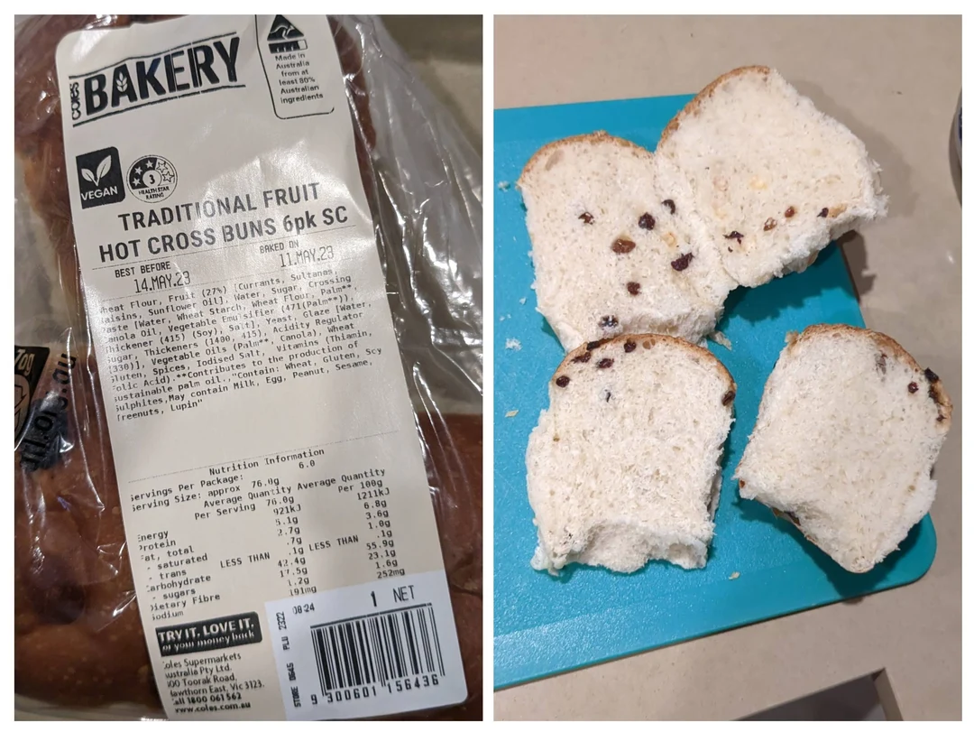 Australia's saddest post-Easter hot cross buns | Scrolller