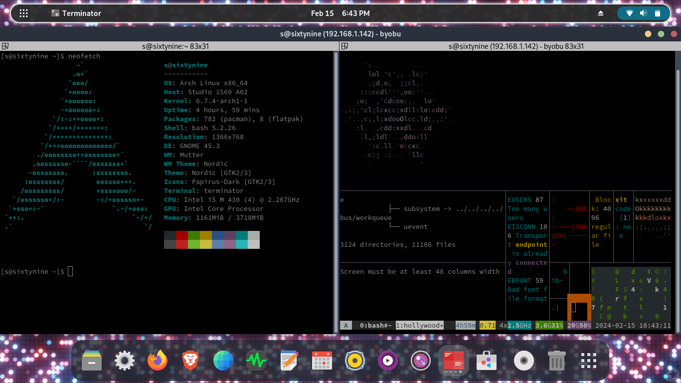 [gnome] my first rice | Scrolller