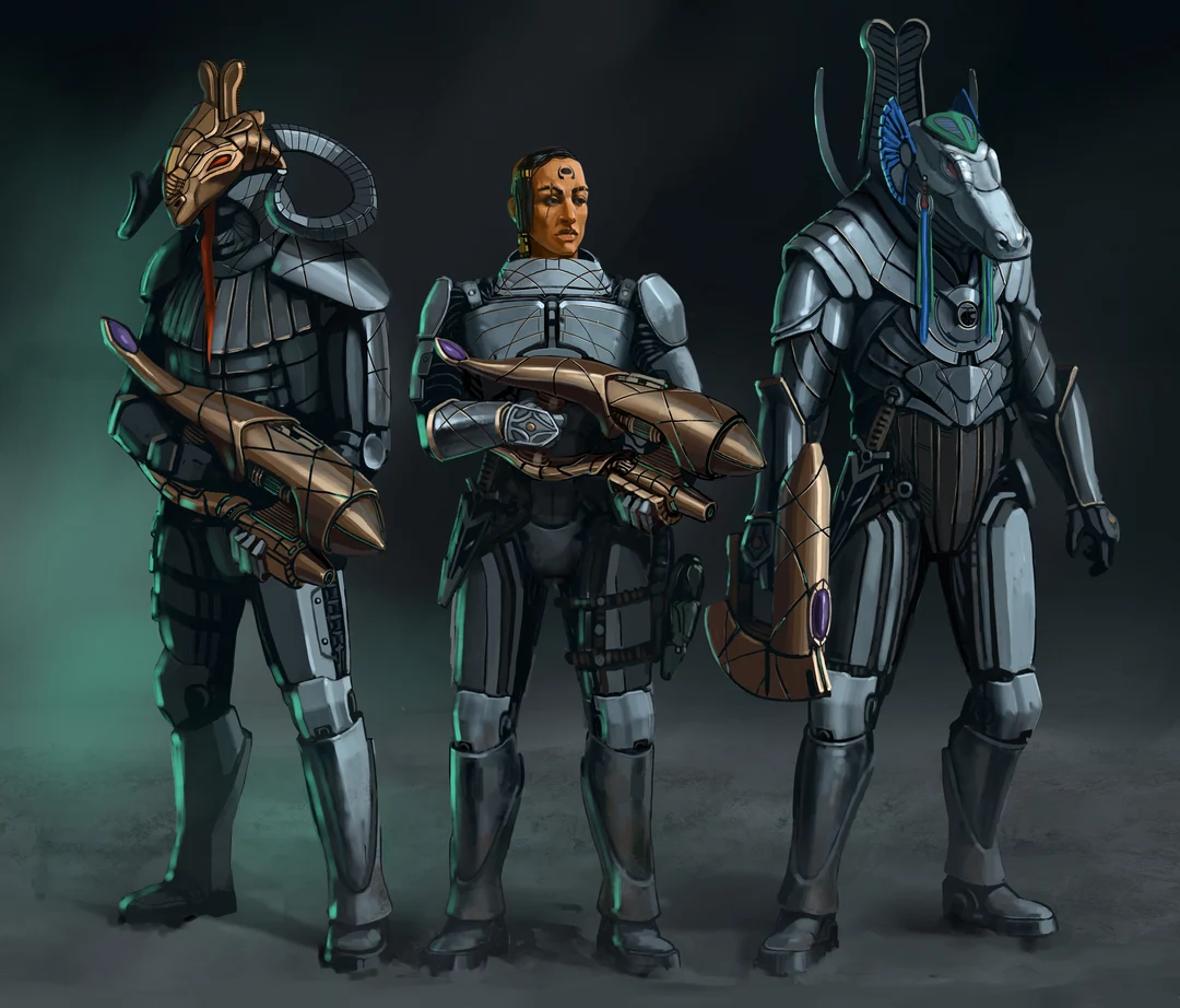 Warriors inspired by StarGate | Scrolller