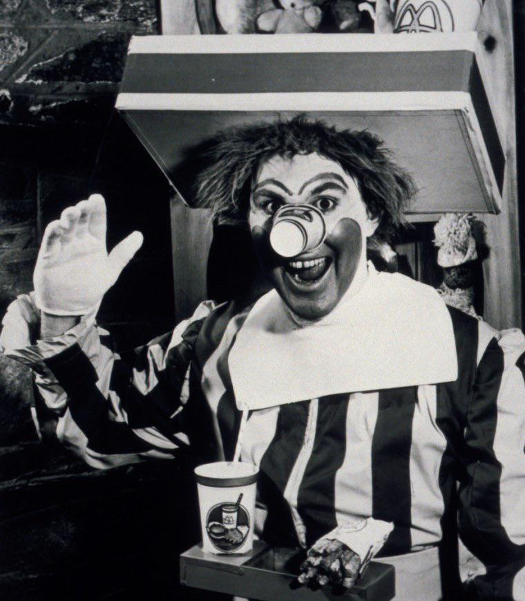 The original Ronald McDonald (1964) | Scrolller