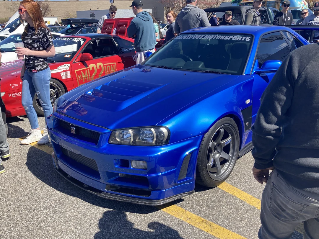 Nissan Skyline GT-R V spec II BNR34 at a car show in New Hampshire [4032x3024] | Scrolller
