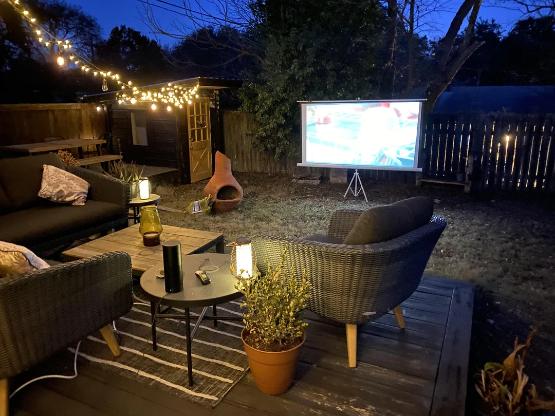 My little Austin Texas backyard hang | Scrolller