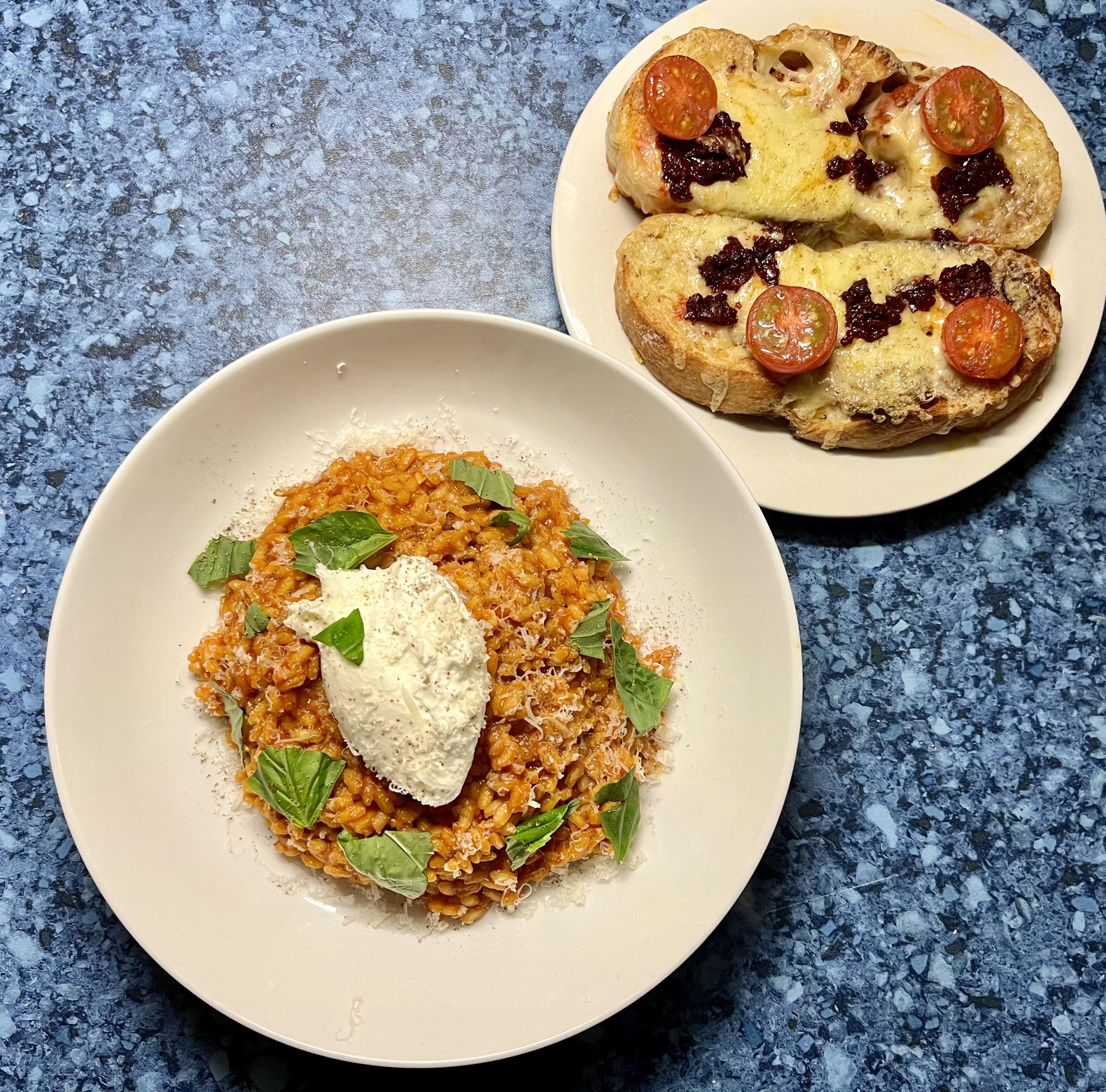 [homemade] Tomato & Harissa Risotto with Burrata | Scrolller