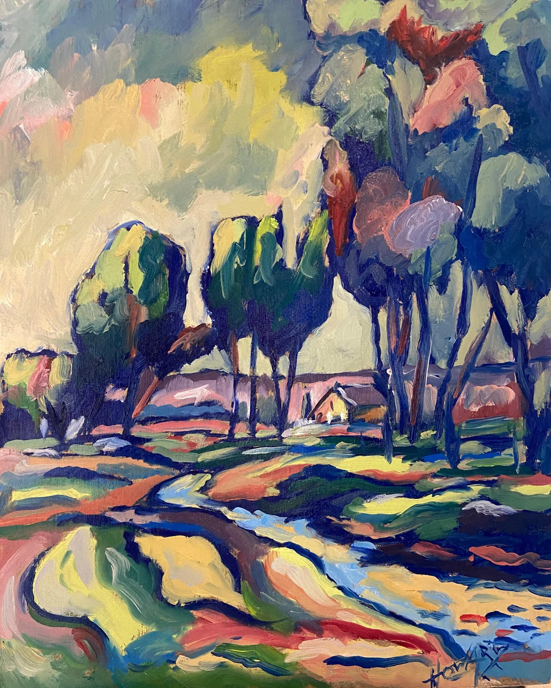 Weister creek, Danh7808, oils, 2023 | Scrolller