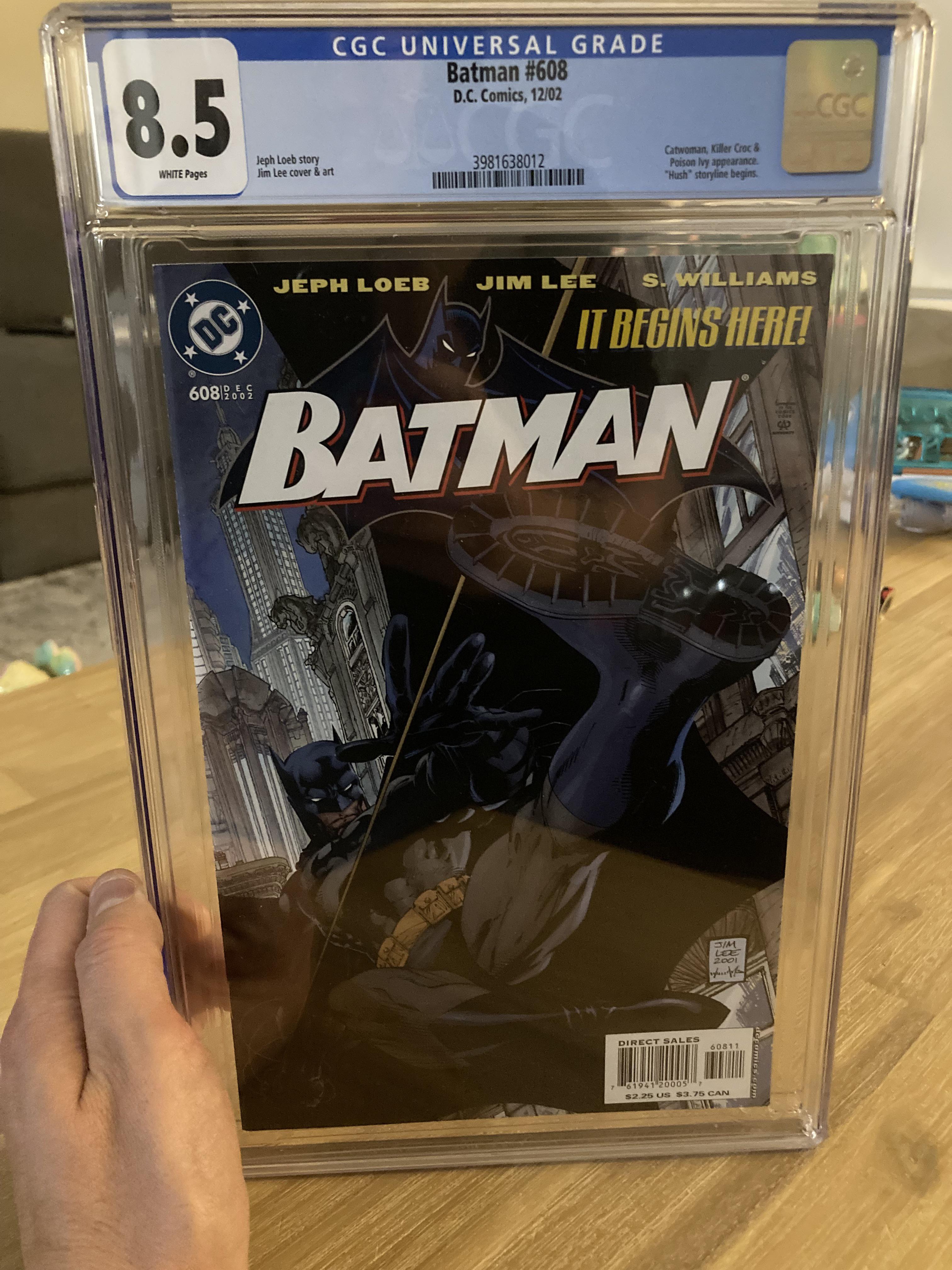 First ever CGC and it’s the start of my favourite Batman storyline; Hush! | Scrolller