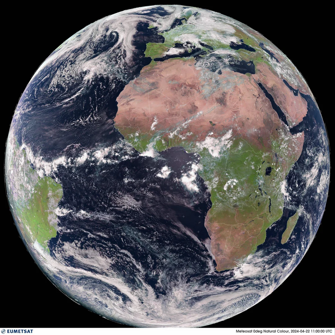 Happy Earth Day! Here's a stunning image of our home, 36,000 km away from space. | Scrolller