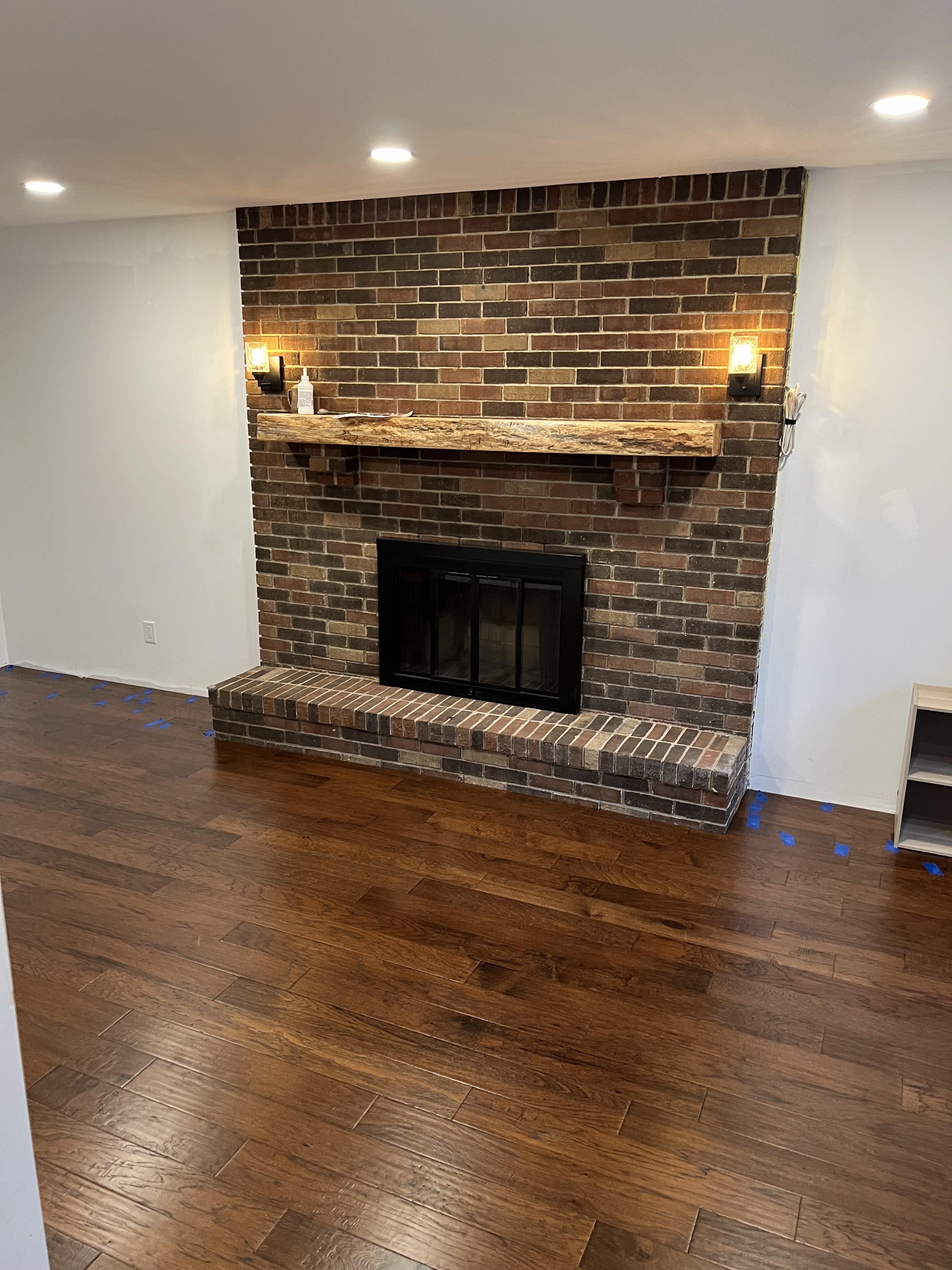 Not sure what to do from here? Still need to paint and install base trim. Thinking wrap the ...