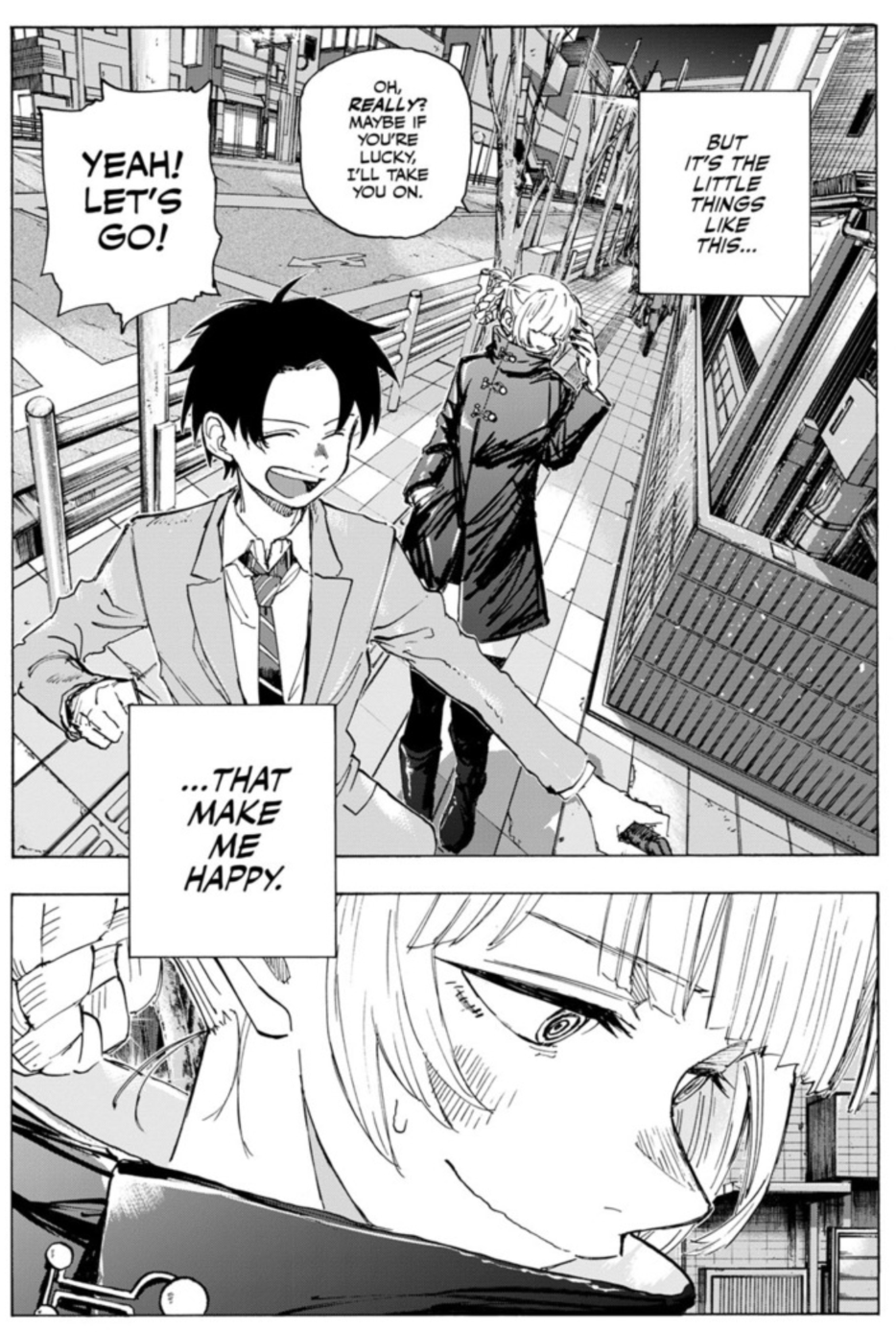 [DISC] *MINOR SPOILERS* These two panels from Yofukashi no Uta always hit me in the feels ...