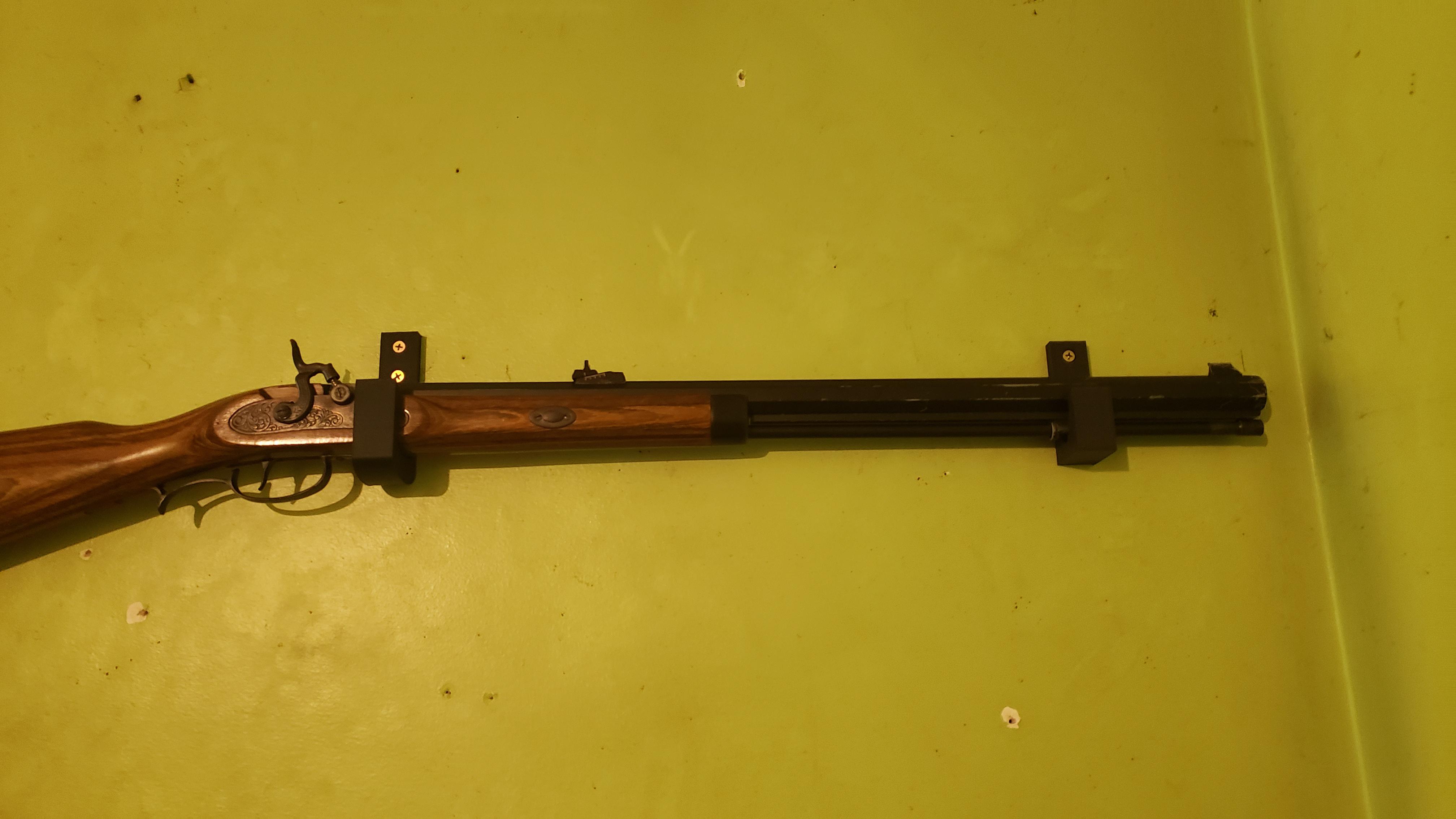 First functional print. A set of hangers for my muzzleloading rifle | Scrolller