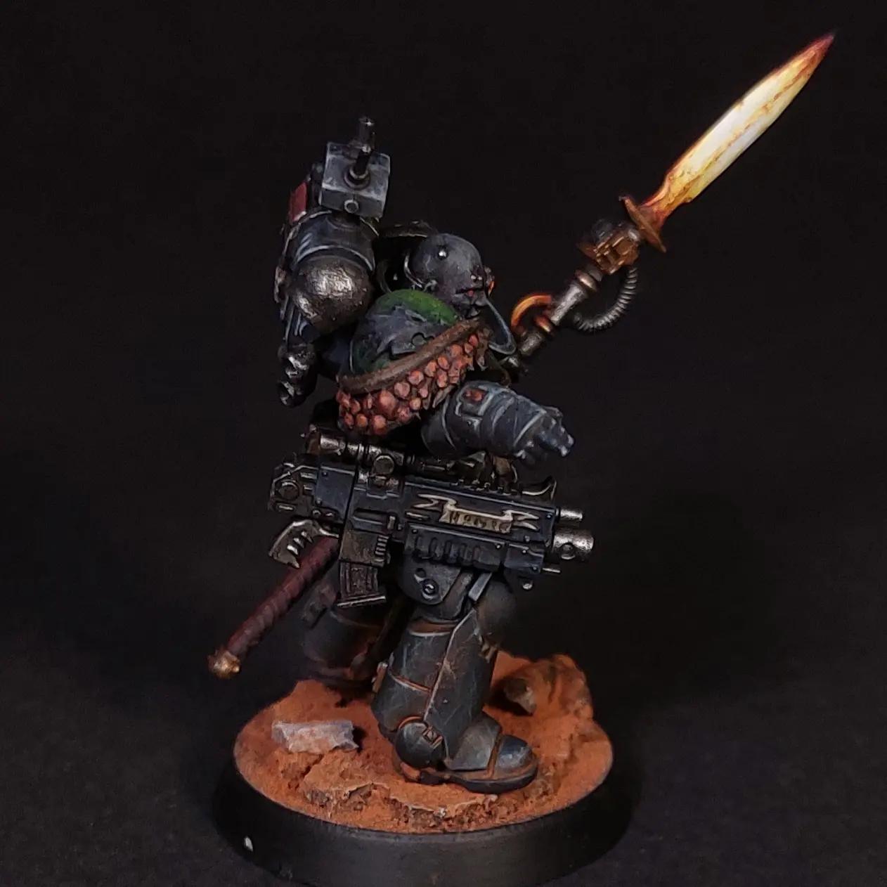 Discover more like Warhammer: Kitbashed Deathwatch veteran from Salamanders for custom kill team ...
