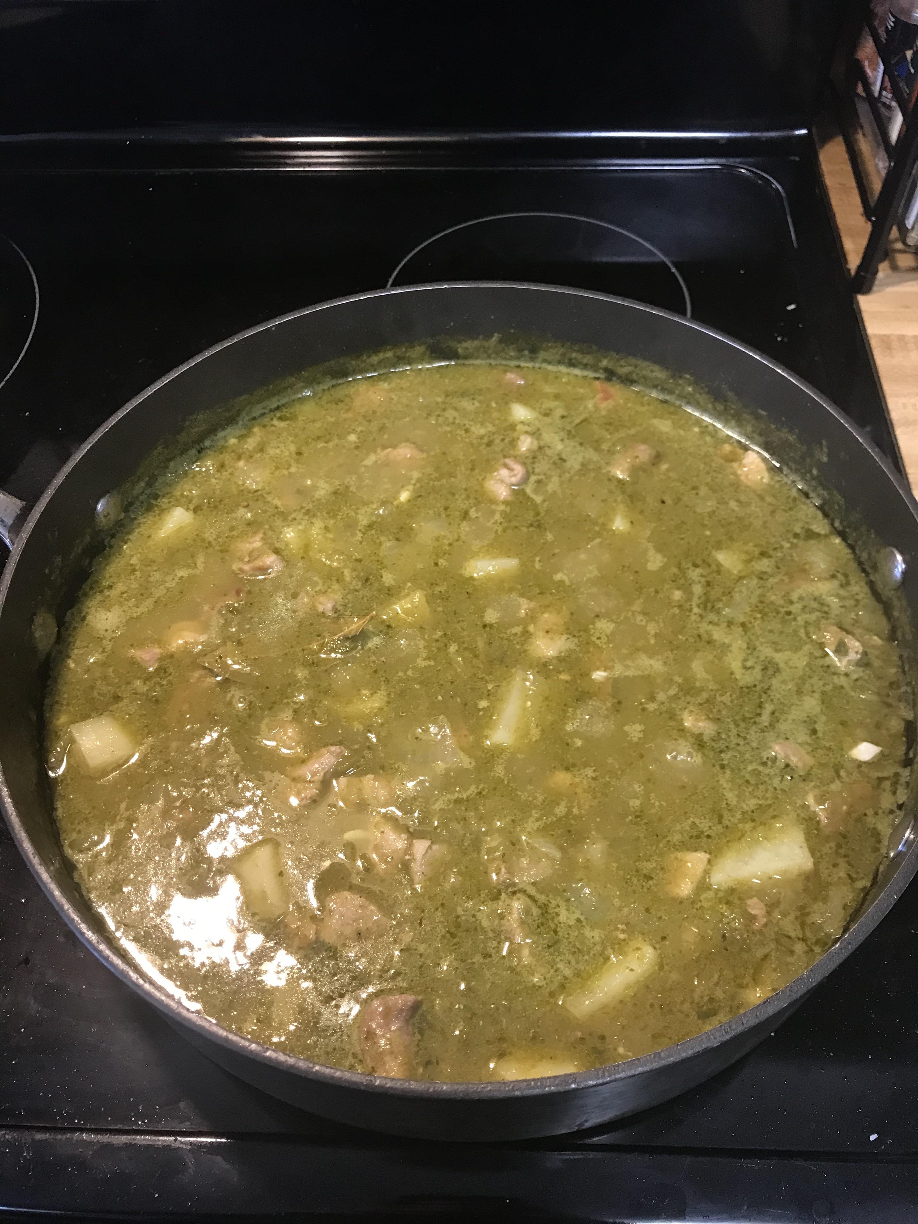 [Homemade] pork and potato chile verde stew | Scrolller