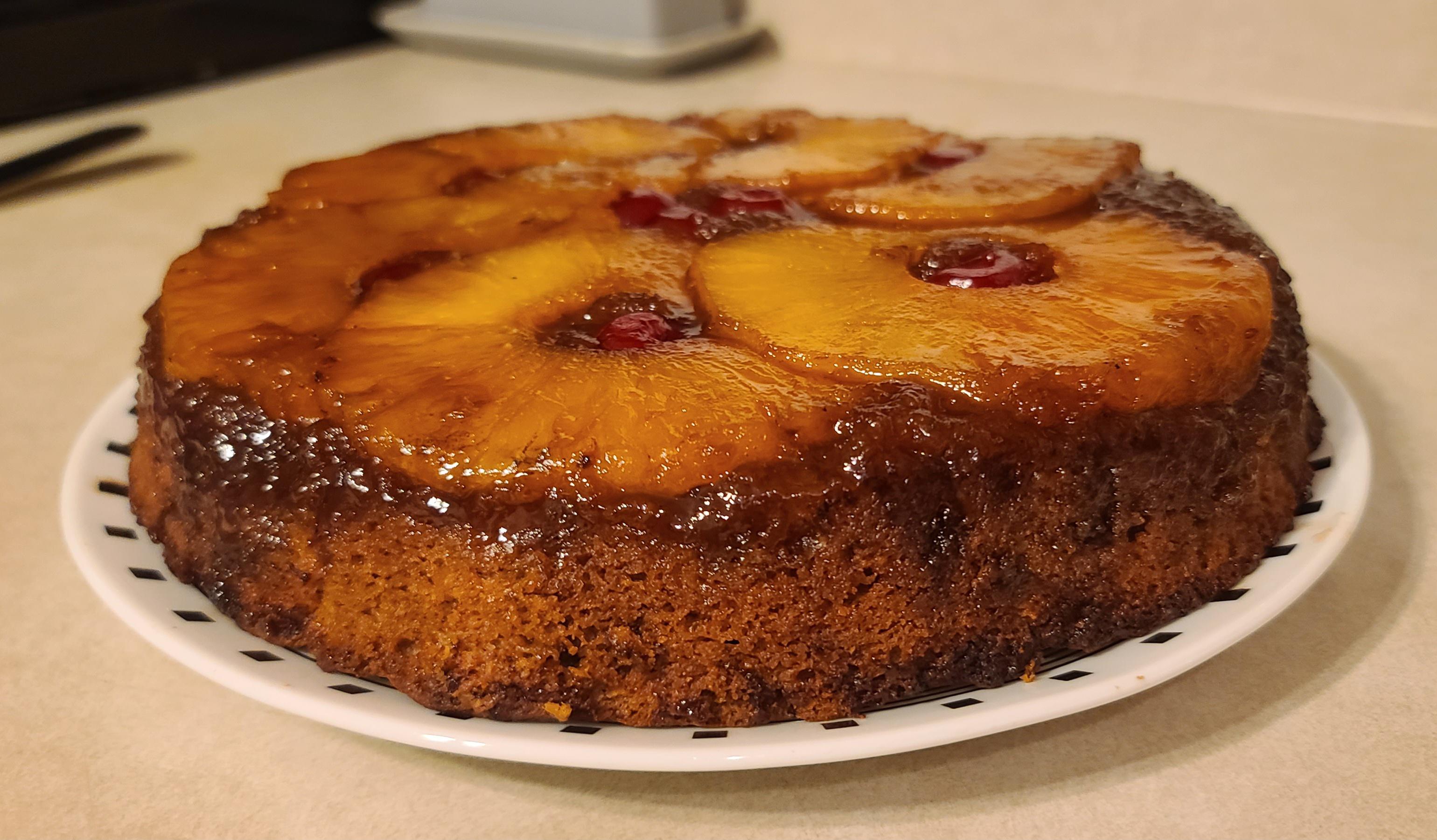 [homemade] Pineapple upside-down cake in cast iron | Scrolller